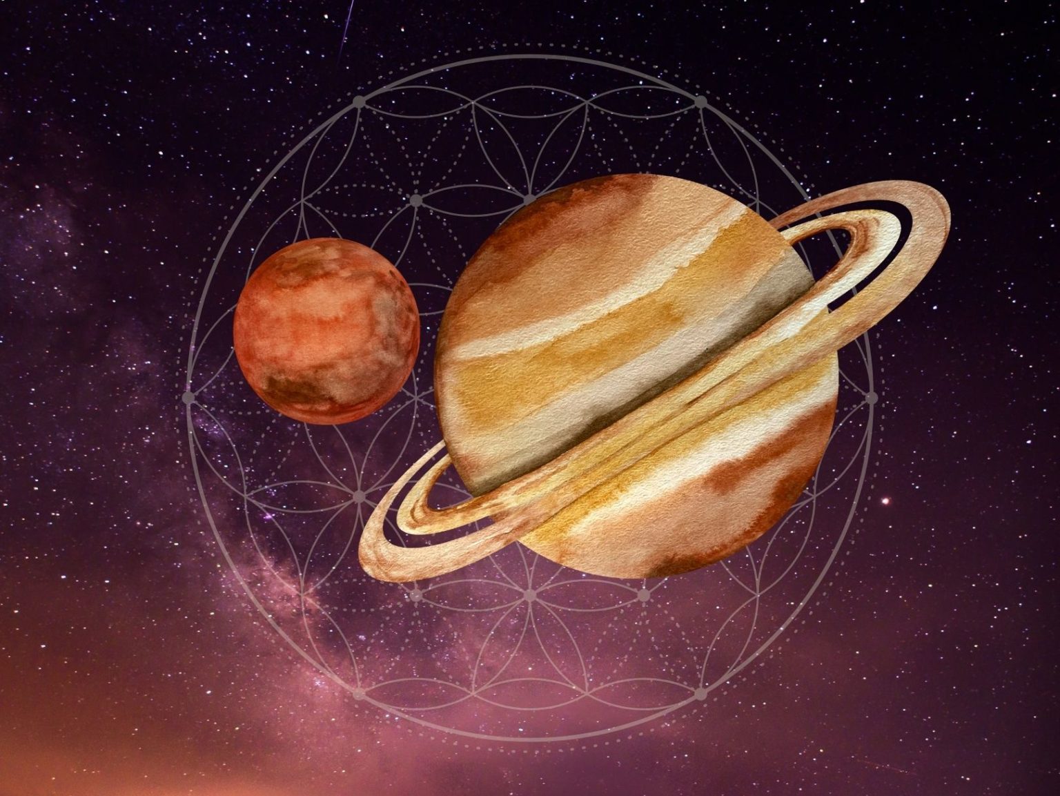 The Mars Saturn Conjunction April 2022 - Forever Conscious