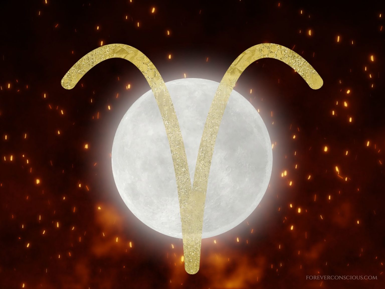 Intuitive Astrology: Aries Full Moon October 2022 - Forever Conscious